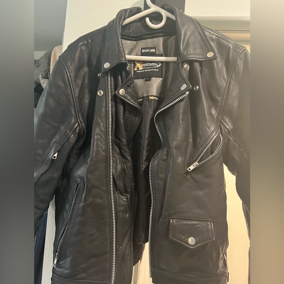 Xelement | Jackets & Coats | Mens Xelement Brand Leather Moto Jacket ...